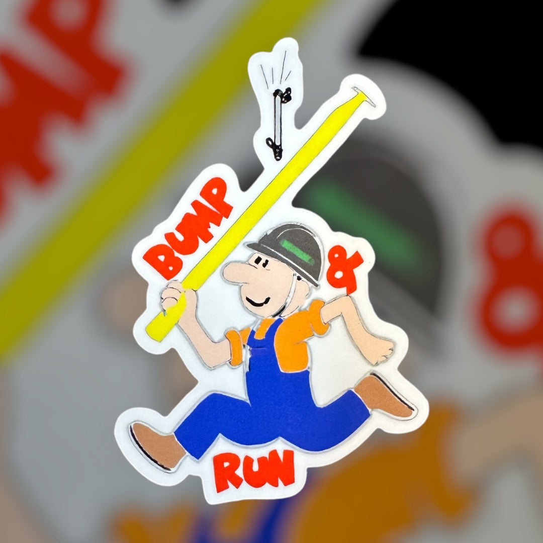 Bump & Run Sticker – Line Down Co.